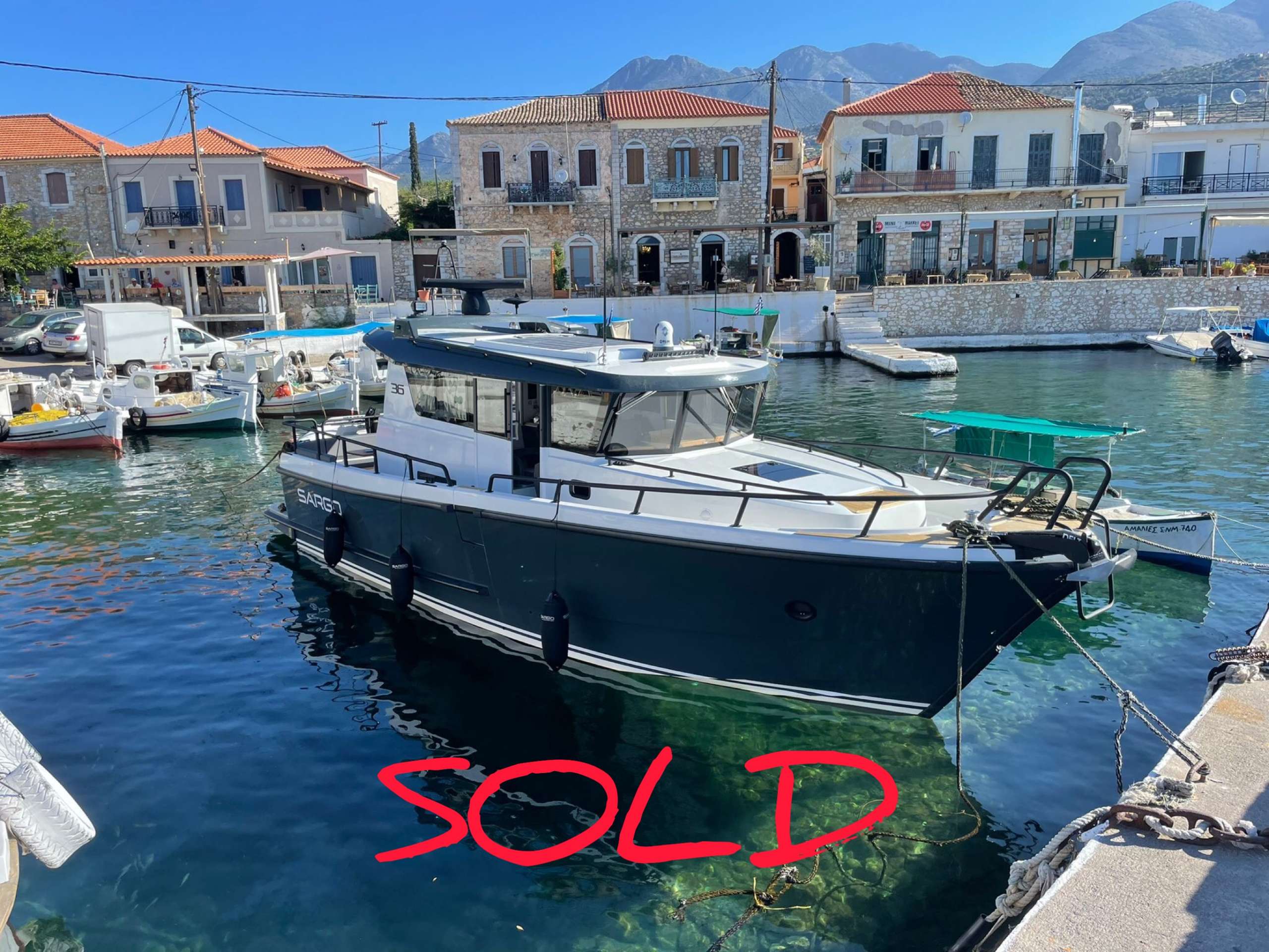 New SARGO 36 Aft Door – Etesian Marine