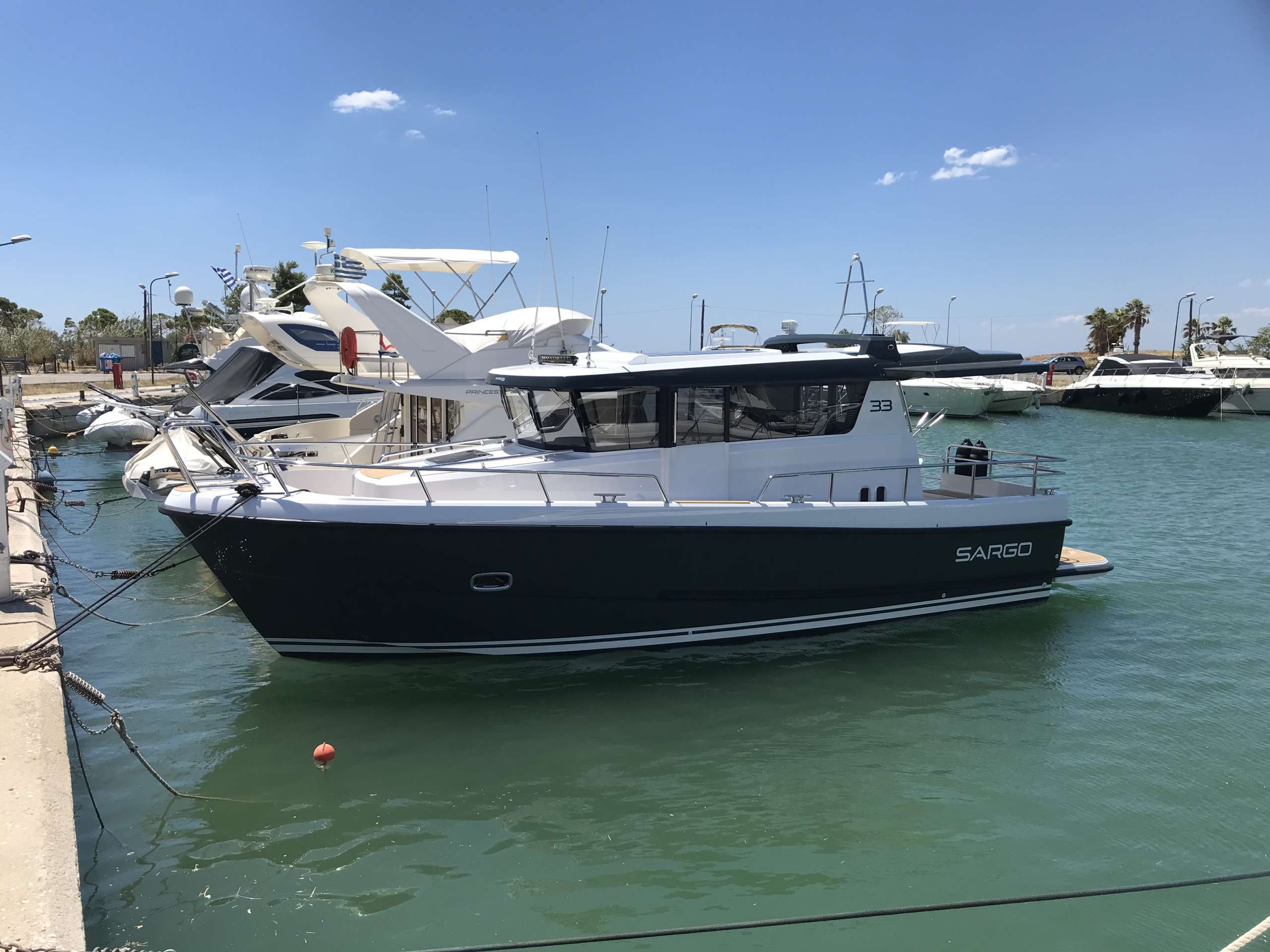New 2022 SARGO 33 Aft Door handover – Etesian Marine