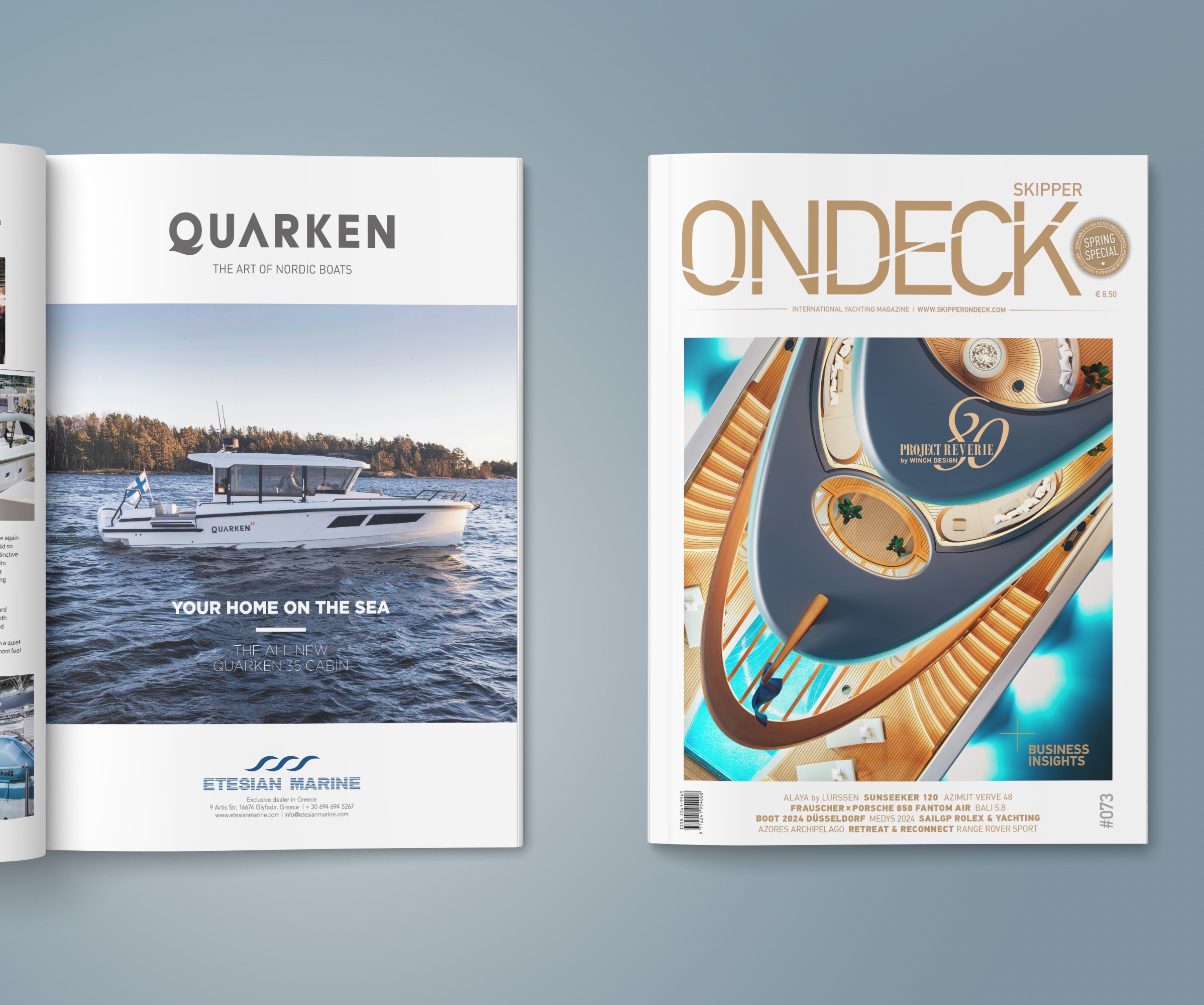 New QUARKEN artwork advertisement – Etesian Marine