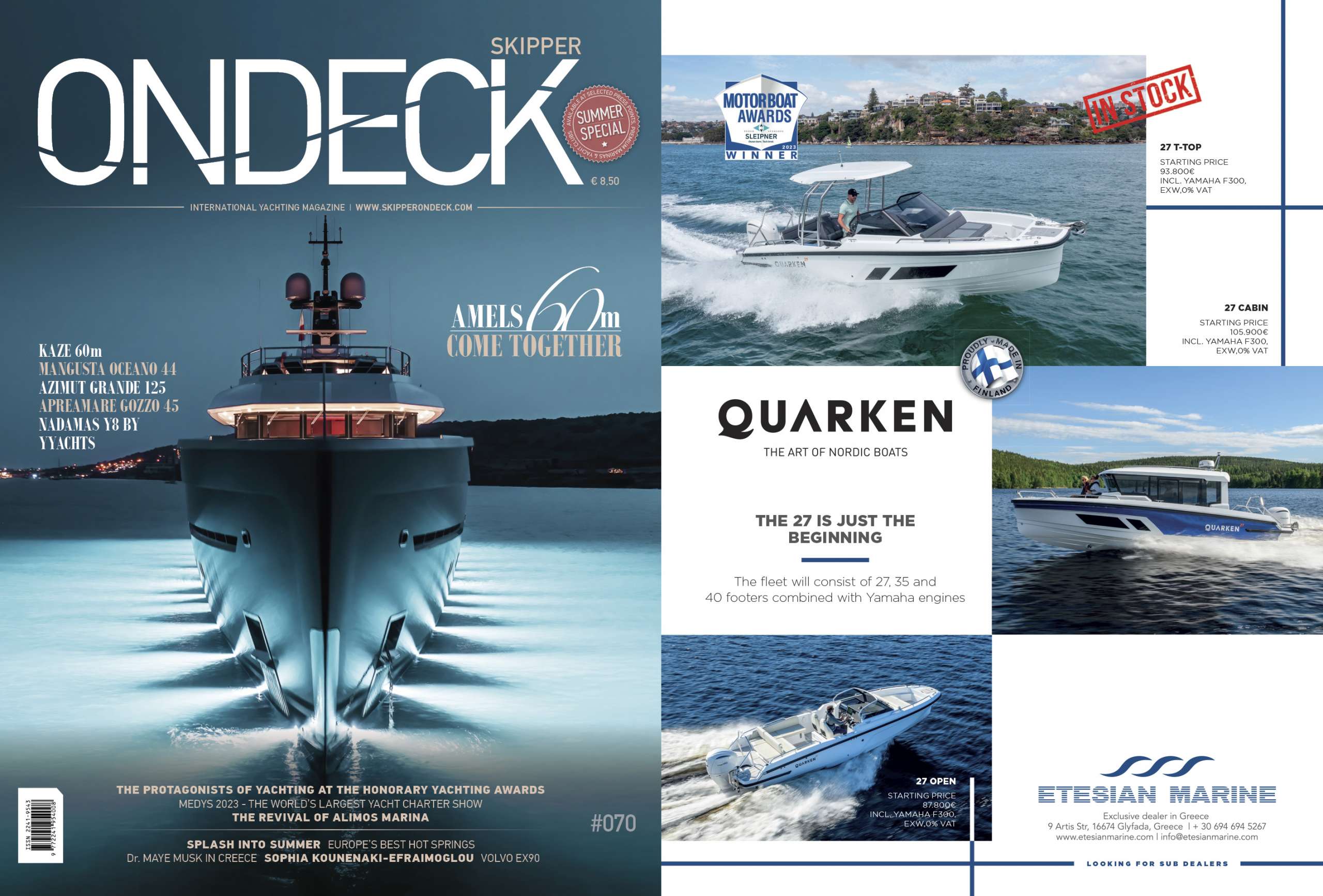 New QUARKEN artwork advertisement – Etesian Marine