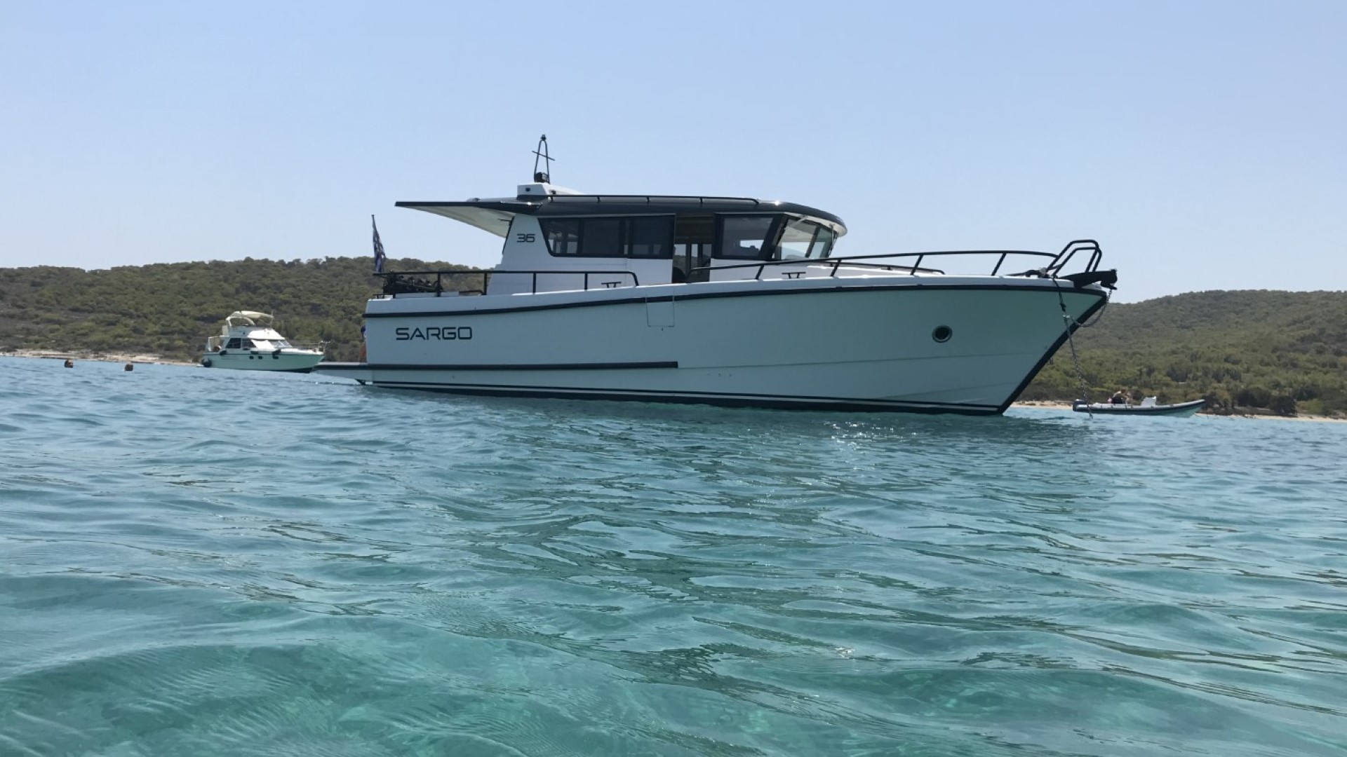 New 2021 SARGO 36 Aft Door handover – Etesian Marine